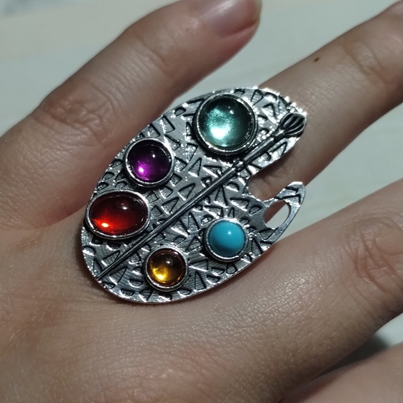 Jewelry | Paint Palette Ring | Poshmark